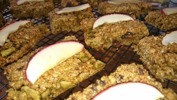Toffee Apple Flapjacks